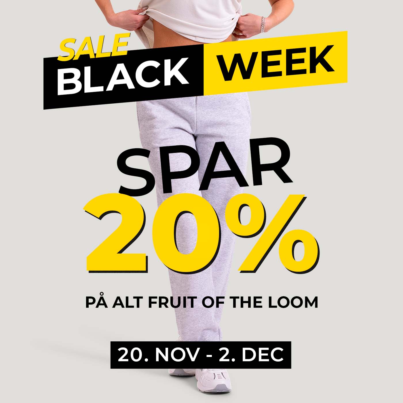 Black Week 2024 | Fruit of the Loom | LOOZE.DK